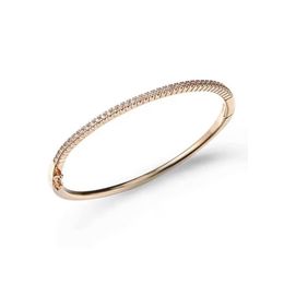 Rougemont Jewellery Bracelet 'Funkelnder Zirkon Armreif 18cm' female Gold size 18 cm