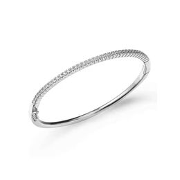 Rougemont Jewellery Bracelet 'Funkelnder Zirkon Armreif 18cm' female Silver size 18 cm