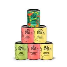 Just Spices Italienisches Bestseller Gewürzset - Gewürzmischungen | 100% natürliche Zutaten | Gewürzsets | Geschenkideen