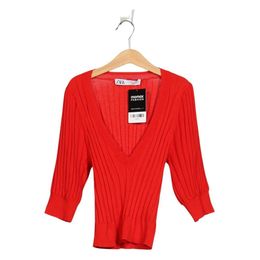 Zara Pullover Damen Gr&ouml;&szlig;e S Second Hand rot