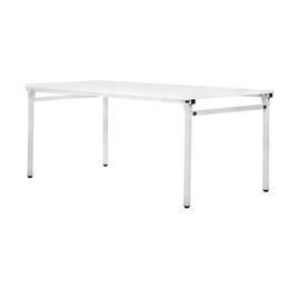 STIER Klapptisch 1800x800x720mm Gestell lichtgrau, Platte wei&szlig; ; STIER Office (904426)