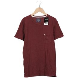 Abercrombie & Fitch Abercrombie & Fitch T-Shirt Herren Gr&ouml;&szlig;e S Second Hand bordeaux