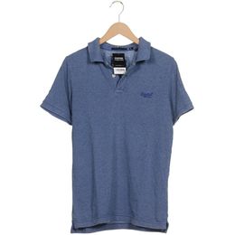 Superdry Poloshirt Herren Größe L Second Hand blau