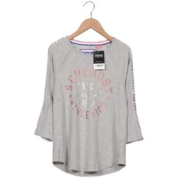 Superdry Langarmshirt Damen Größe L Second Hand grau