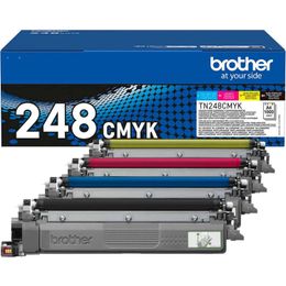 4er Original Multipack Set f&uuml;r Brother TN-248CMYK HL-L 3215 CW Toner