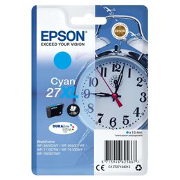 Original Epson Workforce WF-7210 DTW (C13T27124012 / 27XL) Druckerpatrone Cyan