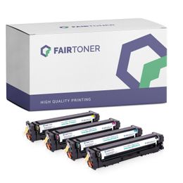 FairToner 4er Multipack Set kompatibel f&uuml;r HP W2210A-W2213A Color LaserJet Pro MFP M 283 cdw Toner