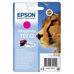 Original Epson Stylus DX 5000 Series (C13T07134011 / T0713) Druckerpatrone Magenta
