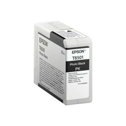 Original Epson SureColor SC-P 800 DES (C13T850100 / T8501) Druckerpatrone Foto Schwarz