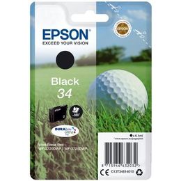 Original Epson WorkForce Pro WF-3725 DWF (C13T34614010 / 34) Druckerpatrone Schwarz