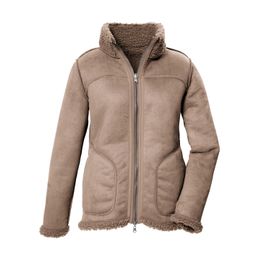 G.I.G.A. by Killtec Wendejacke "GW 62 WMN JCKT", Damen, Gr. 46, wei&szlig; (naturwei&szlig;), Obermaterial: 100% Polyester, G.I.G.A. DX BY KILLTEC, Jacken, Wendbare Damenjacke in Wildlederoptik, warm, mit 4 Taschen
