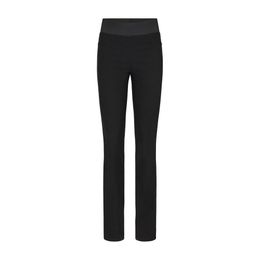 Freequent Damen Bootcuthose "FQSHANTAL"schwarz, Gr. XL, unifarben, Web, Obermaterial: 76% Viskose, 21% Polyamid, 3% Elasthan, Hosen, mit elastischem