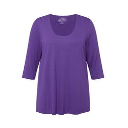 Ulla Popken Shirt Damen Gr&ouml;&szlig;e XXXL/4XL dunkellila