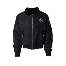 Luka Sabbat for ABOUT YOU Jacke 'Benno' Herren Gr&ouml;&szlig;e XS nachtblau / dunkelgelb / orchidee / rot