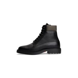 Tommy Hilfiger Schn&uuml;rboots Herren Gr&ouml;&szlig;e 46 schwarz