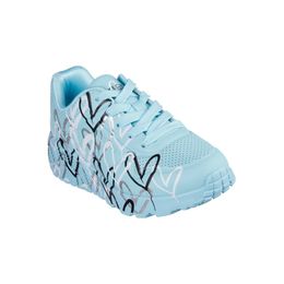 Skechers Sneakers Low UNO LITE - METALLIC LOVE in blau | Gr.: 29