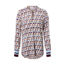 EMILY VAN DEN BERGH Bluse in marine altrosa - 0001 | Gr.: 44
