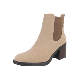 Ital-Design High Heel in Hellbraun | Gr.: 37