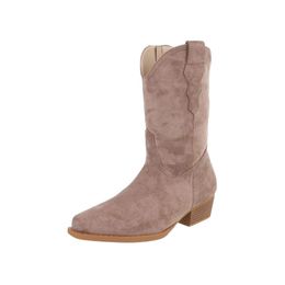 Ital-Design High Heel in Hellbraun | Gr.: 40