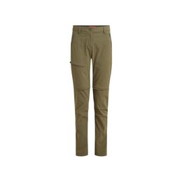 Craghoppers NosiLife Zip-off Outdoorhose Insektenabweisend in Kurzgr&ouml;&szlig;e in Wild Olive | Gr.: 22