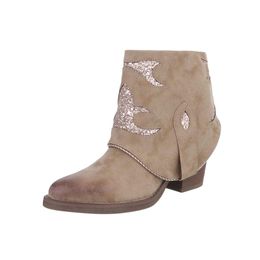 Ital-Design High Heel in Hellbraun | Gr.: 38