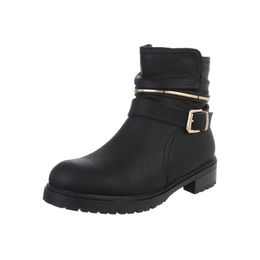 Ital-Design Stiefelette in Schwarz | Gr.: 38