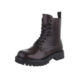 Ital-Design High Heel in Weinrot | Gr.: 38