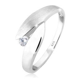 Elli Ring 925 Sterling Silber in Weiß | Gr.: 54