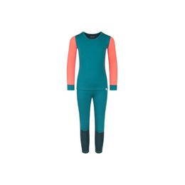 Trollkids Unterw&auml;sche-Set Merino in ocean green | Gr.: 104