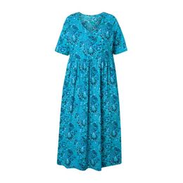 Ulla Popken Kleid in tiefes aqua | Gr.: 62/64