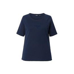 Ulla Popken Shirt in marine | Gr.: 46-48
