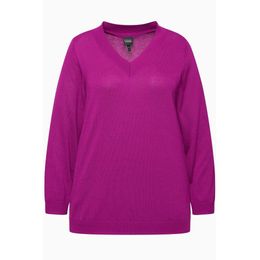 Ulla Popken Pullover in beere | Gr.: 42-44