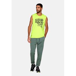 CAMP DAVID Tank-Top in gelb | Gr.: 3XL