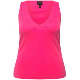 Ulla Popken Strick-Top in hibiskuspink | Gr.: 58-60