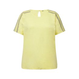 Ulla Popken Shirt in zitronengelb | Gr.: 46-48