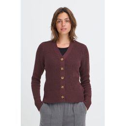 oxmo Strickjacke OXKanna in Braun | Gr.: L