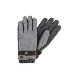 Camel Active Strickhandschuhe mit Fleecefutter in Dunkelgrau | Gr.: L