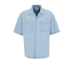 WE Fashion Hemd Herren Gr&ouml;&szlig;e S blue denim