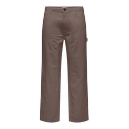 Only & Sons Only & Sons Hose 'ONSFADE' Herren Gr&ouml;&szlig;e 31 dunkelbraun