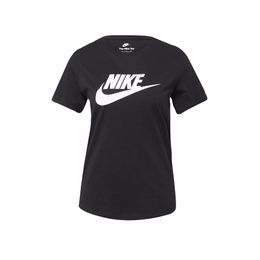 Nike Sportswear T-Shirt 'Essential' Damen Größe M schwarz / weiß