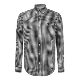 Felix Hardy Button Up Shirt male Black, White size S