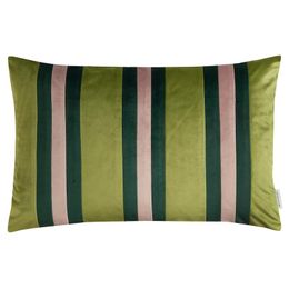 Tom Tailor HOME Dekokissen »Velvet Stripe« aus weichem Velvet grün Obermaterial: 100% Polyester B/L: 60 cm x 40 cm