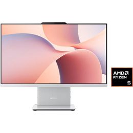 Lenovo All-in-One PC &raquo;IdeaCentre AIO 24AKP10&laquo; CLOUD GREY 2x USB 2.0, 1x USB-A 3.2 , 2x HDMI, 1x LAN, 1x USB-C, 1x Audio