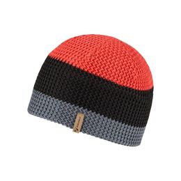 Ziener Skimütze »IBLIME-Z hat unisex« black. red none none Warme Strickmütze mit modernen Blockstreifen