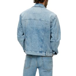 s.Oliver Jeansjacke ohne Kapuze mit Stretch light blue S S Jeansjacke für Herren von s.Oliver
