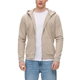 QS Kapuzensweatshirt mit Kapuze BEIGE S S Sweatjacke von QS by. S.Oliver