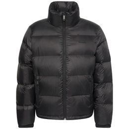 Calvin Klein Steppjacke »LS MDWT NYLON CHNNL DOWN PUFFER« ohne Kapuze Mit Rundhalsaussschnitt, regular fit Black L L Steppjacke von Calvin Klein