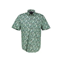 Lerros Kurzarmhemd mit All-Over Print sage green M - N-Gr N-Gr M Kurzarmhemd von Lerros