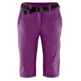 Maier Sports Funktionsshorts »Lawa« Damen Shorts, kurze Wanderhose, Outdoorhose mit 2 Taschen, Regular Fit dunkellila 20 - Kurzgrößen Kurzgrößen 20...