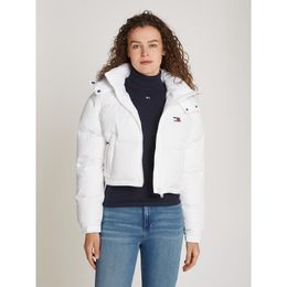 Tommy Jeans Steppjacke »TJW CRP ALASKA PUFFER« mit Kapuze mit Logostickereien white S (36) S (36) Pufferjacke von Tommy Jeans